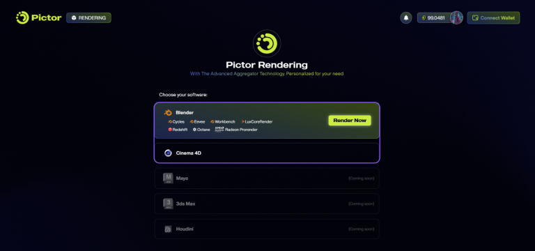 Pictor Render: Web3 Rendering Power at Your Fingertips | Pictor