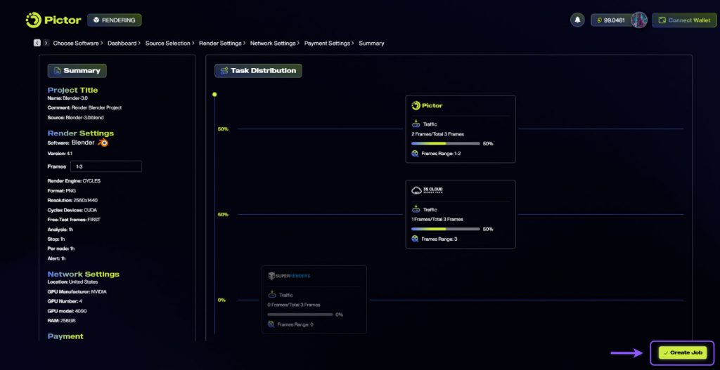 How to Render on Pictor Network - Decentralized GPU Aggregator Network